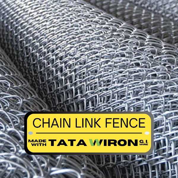 Chain Link Fence (TATA Wiron GI Wire) / டாடா வய்ரான் கம்பி வேலி - from ...